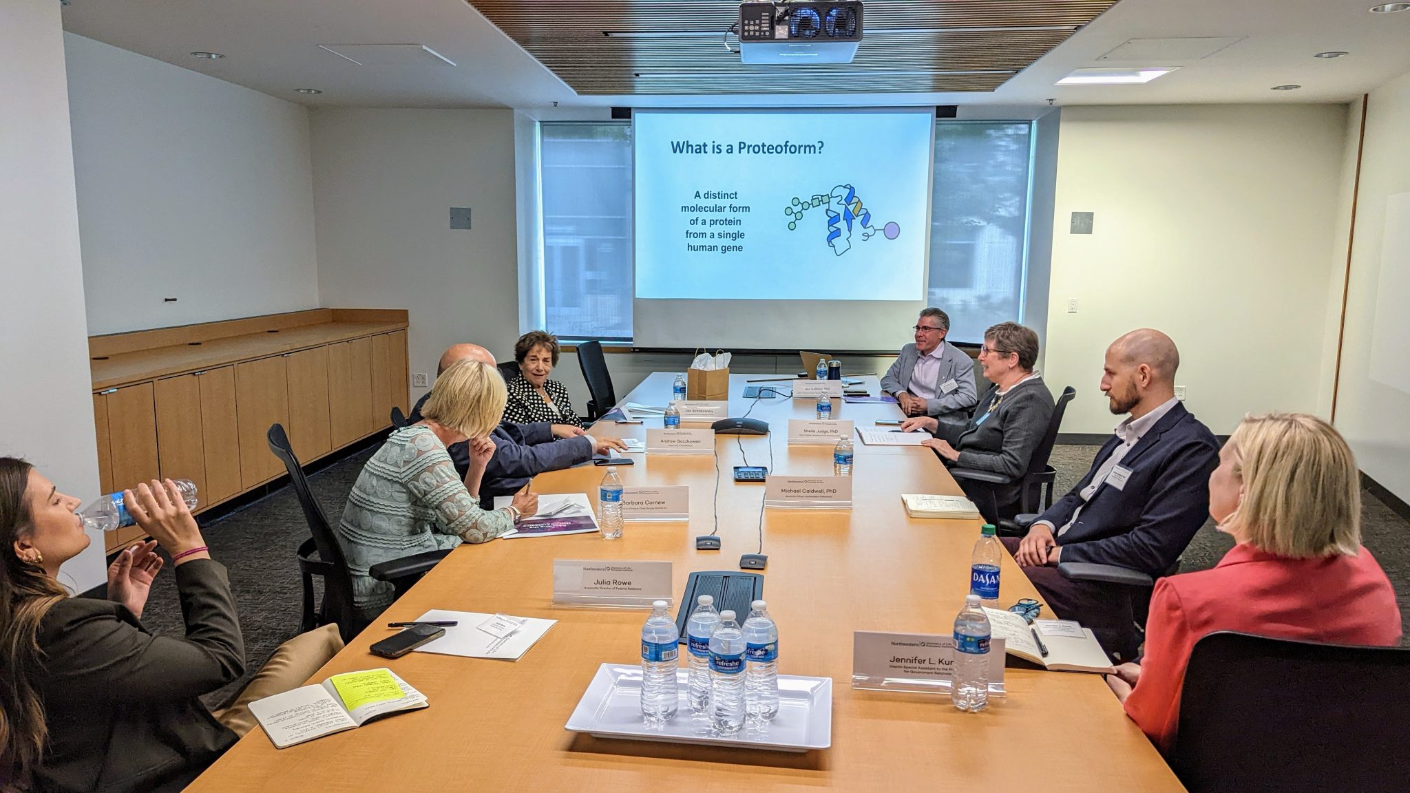 Congresswoman Jan Schakowsky visits Northwestern Proteomics ...
